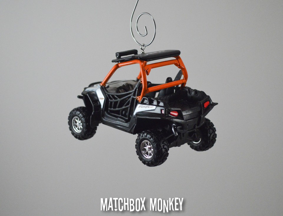 Polaris RZR 900 ATV 4x4 Custom Christmas Ornament 1/32 Gator Honda ...