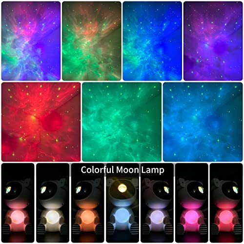 Cayclay Astronaut Light Projector, Galaxy Projector for Medium, White ...