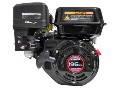 Loncin G200 Engine. 5.5HP - 6.5HP, 3/4" (19mm) Parallel Shaft, Recoil ...