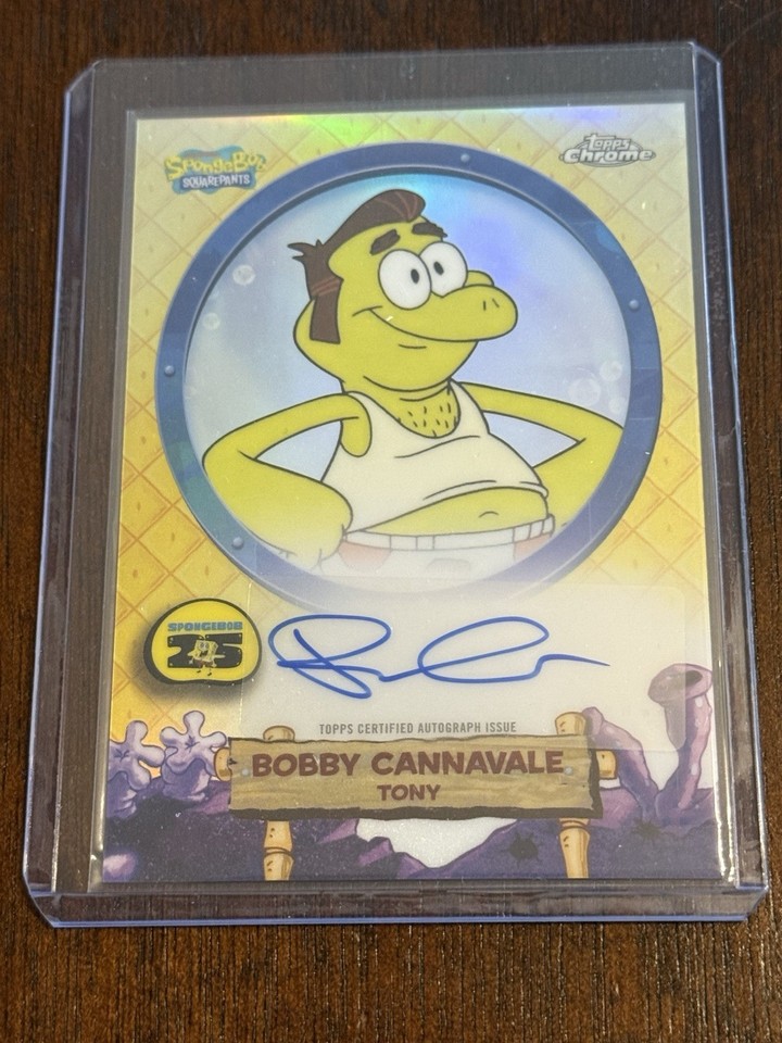 2025 Topps Chrome Spongebob Bobby Cannavale as Tony Autograph Refractor ...