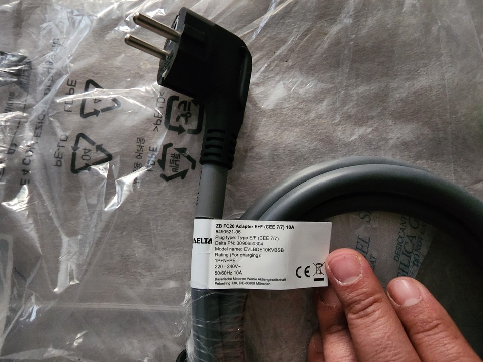 Original BMW Ladekabel Ladegerät Wallbox Typ 2, 61448490509, 8490509-05 ...