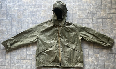 Vintage 1980s Military Wet Weather Parka Jacket Coat Men’s Large Green ...