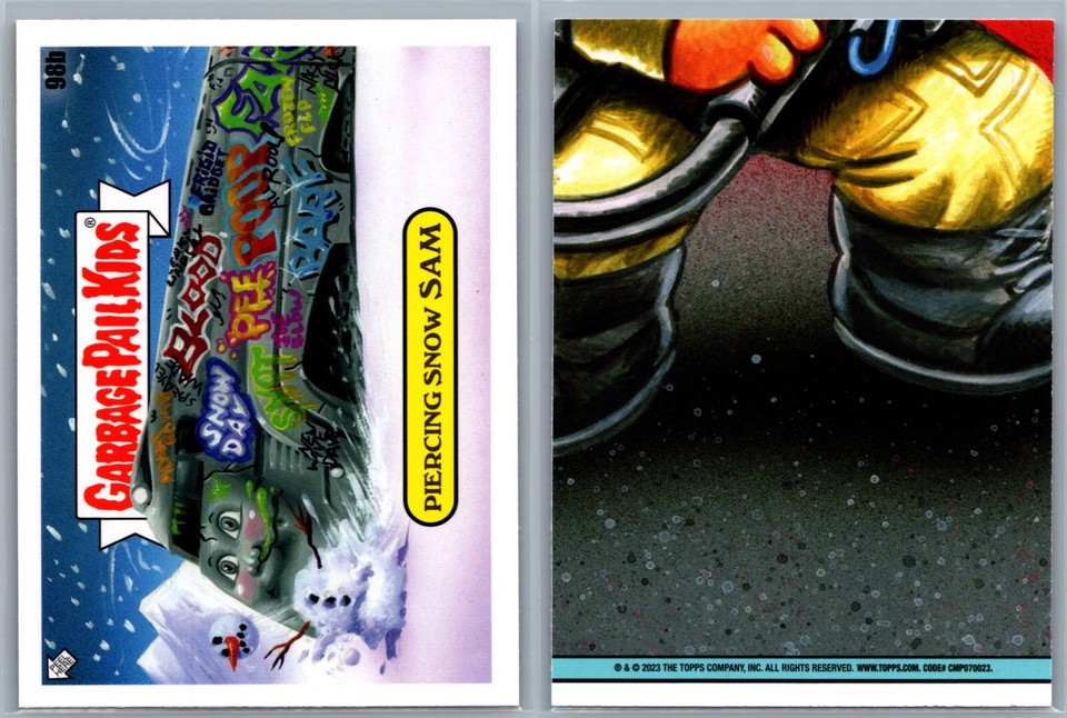 Snowpiercer Evans Harris Hurt Garbage Pail Kids Spoof 2-Card Set | eBay