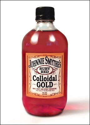 COLLOIDAL GOLD RUBY RED 500ml -40ppm [99.99% Gold] FREE Aus Standard ...