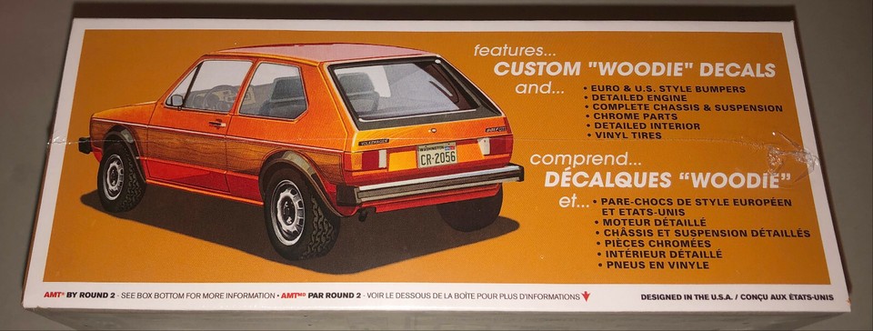 AMT 1978 VW Golf GTI 1:24 scale model car kit 1213 | eBay