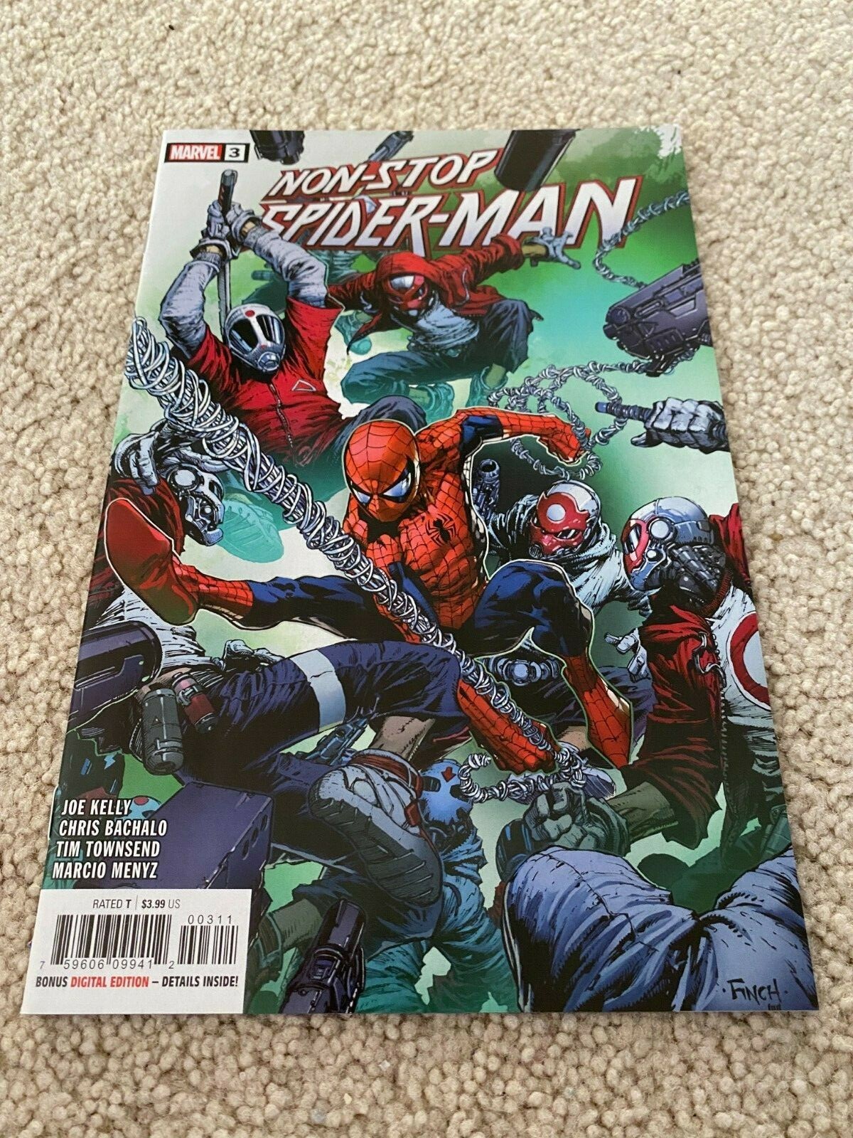 Non-Stop Spider-Man 3 NM+ 9.6 High Grade Baron Zemo Hydra Mary Jane | eBay