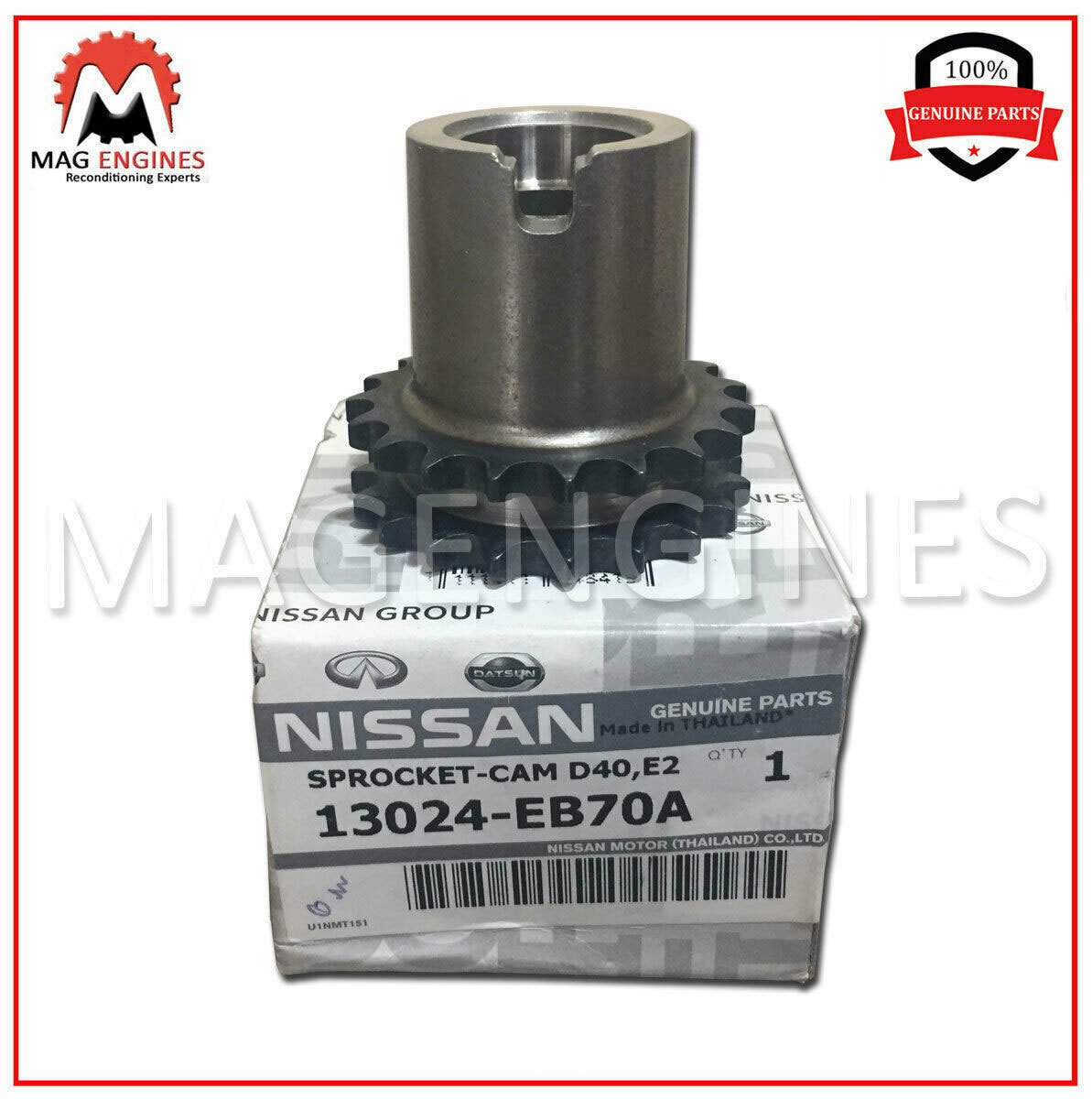 13024-EB70A x2 GENUINE CAMSHAFT SPROCKET SET NISSAN YD22 YD25 ...
