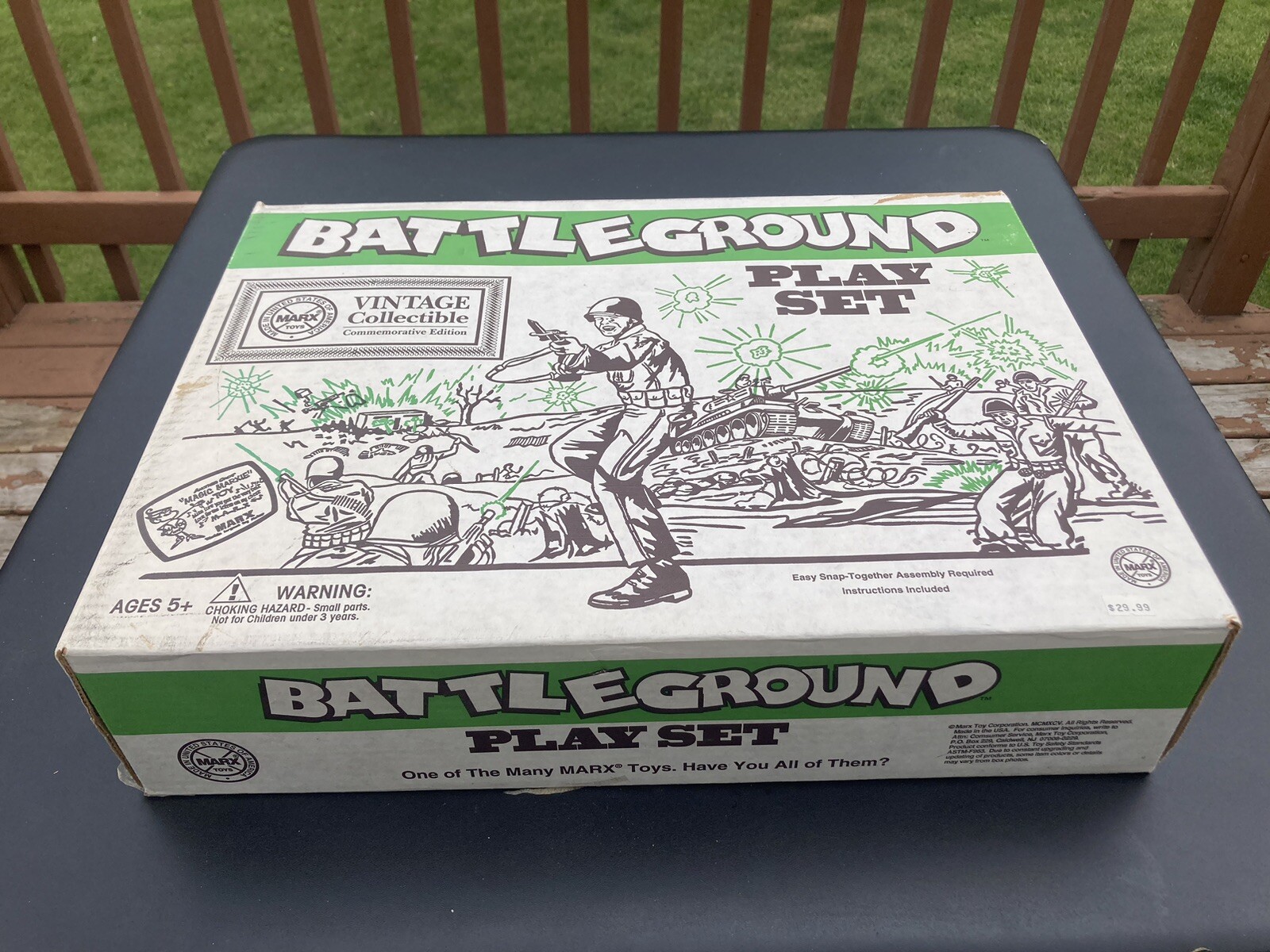 Marx Commerative BATTLEGROUND Playset 4113 W/ Original Box | eBay
