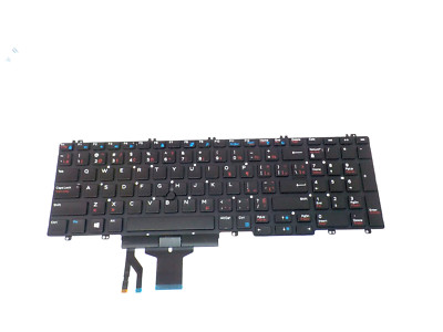 Dell OEM Precision 7530 7730 7540 7740 Canadian Keyboard 0MVPVN MVPVN ...