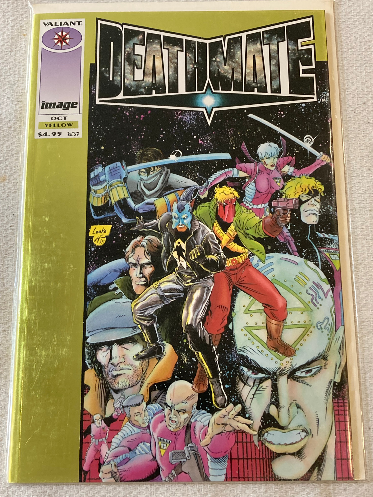 Deathmate (Yellow) #1A 1993 VF+/NM Valiant/Image Comics Prestige Many ...