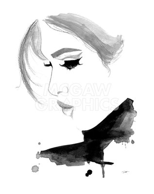 Fade Into You Portrait, Jessica Durrant, Wall Decor Art Print 14" x 11 ...