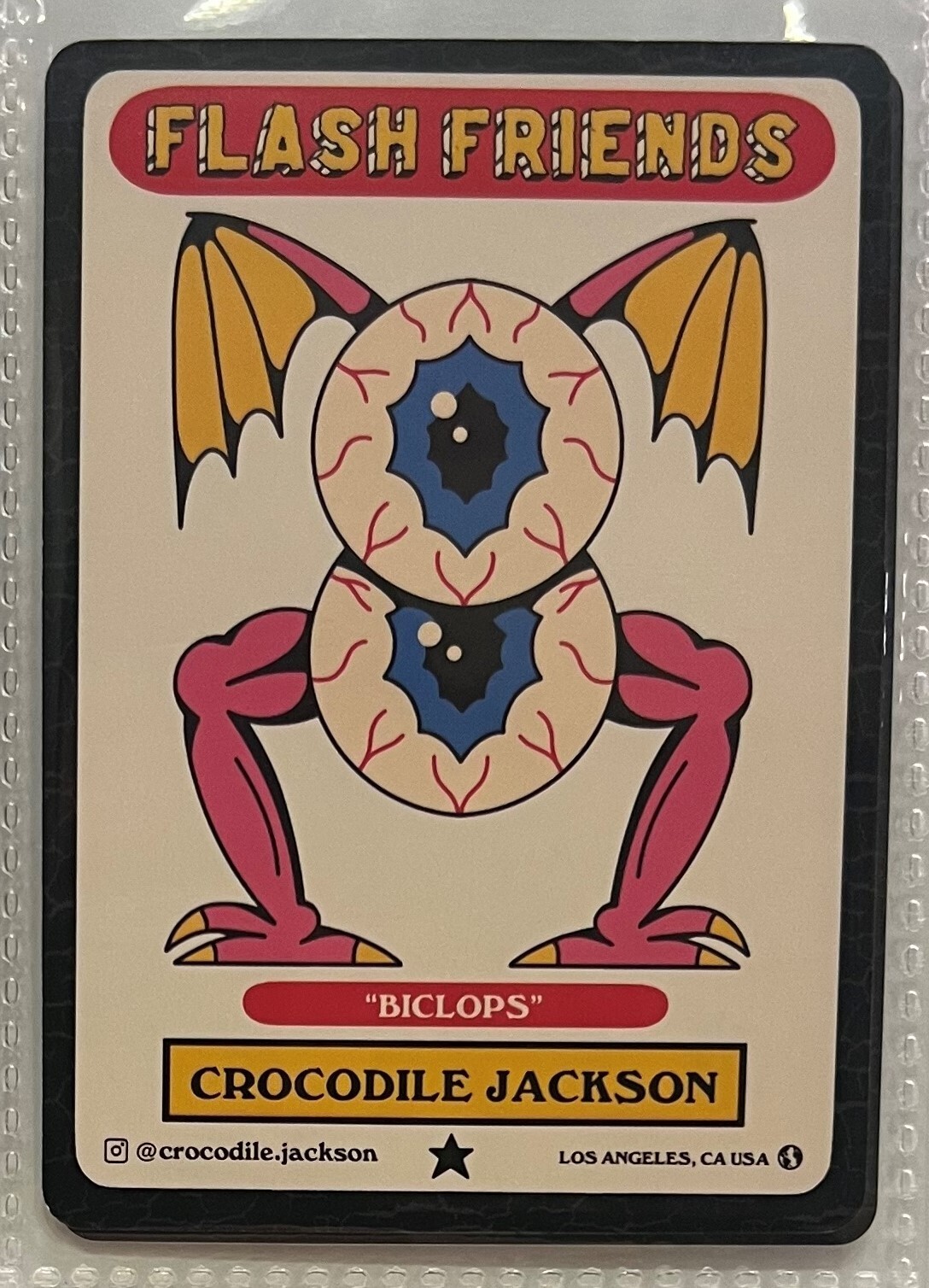 Flash Friends cards by Crocodile Jackson Tattoos BICLOPS | eBay