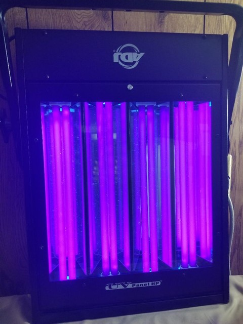 American DJ UV Panel 160w UltraViolet Fluorescent Blacklight Fixture ...