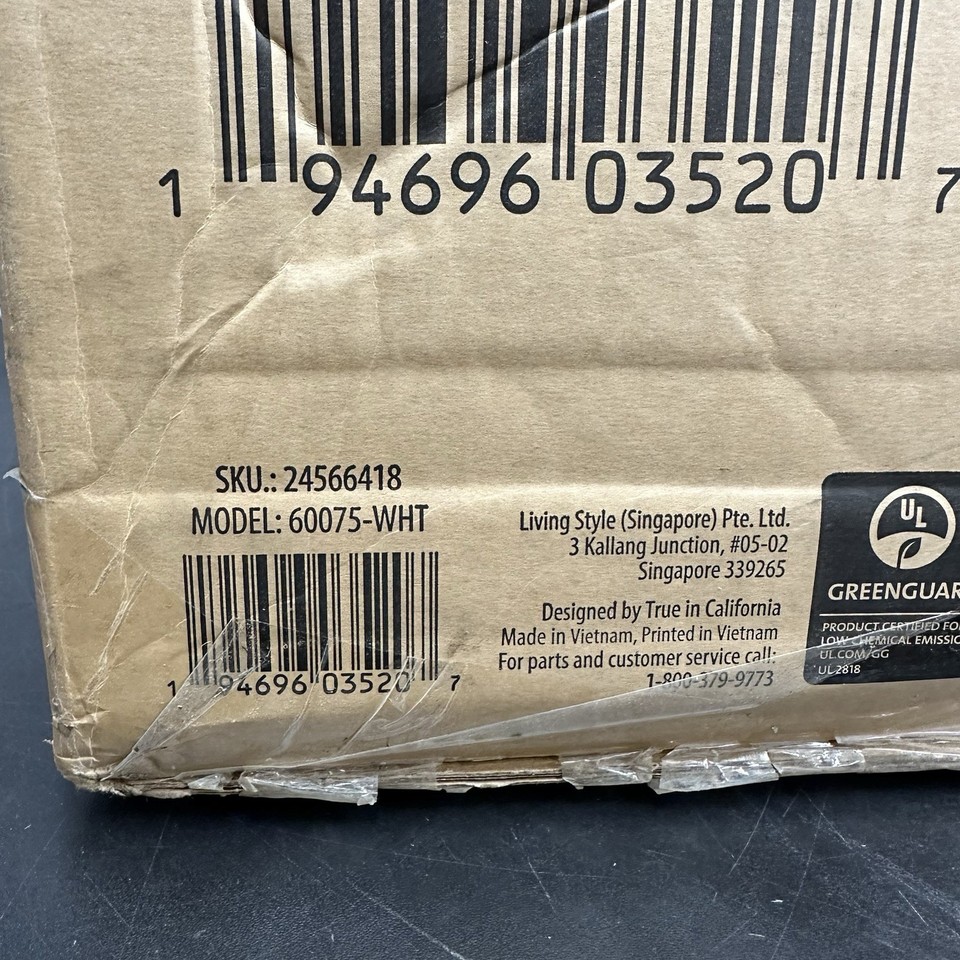 Lazboy Jenkins Executive Chair - Big & Tall 400 lbs - White/Grayish | eBay