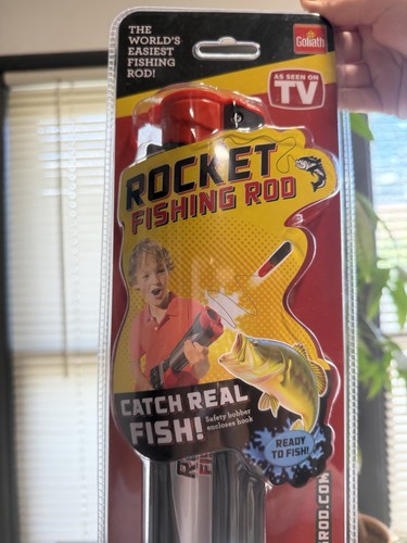 Goliath Rocket Fishing Rod Ready To Fish Real Kids Fishing Pole | eBay