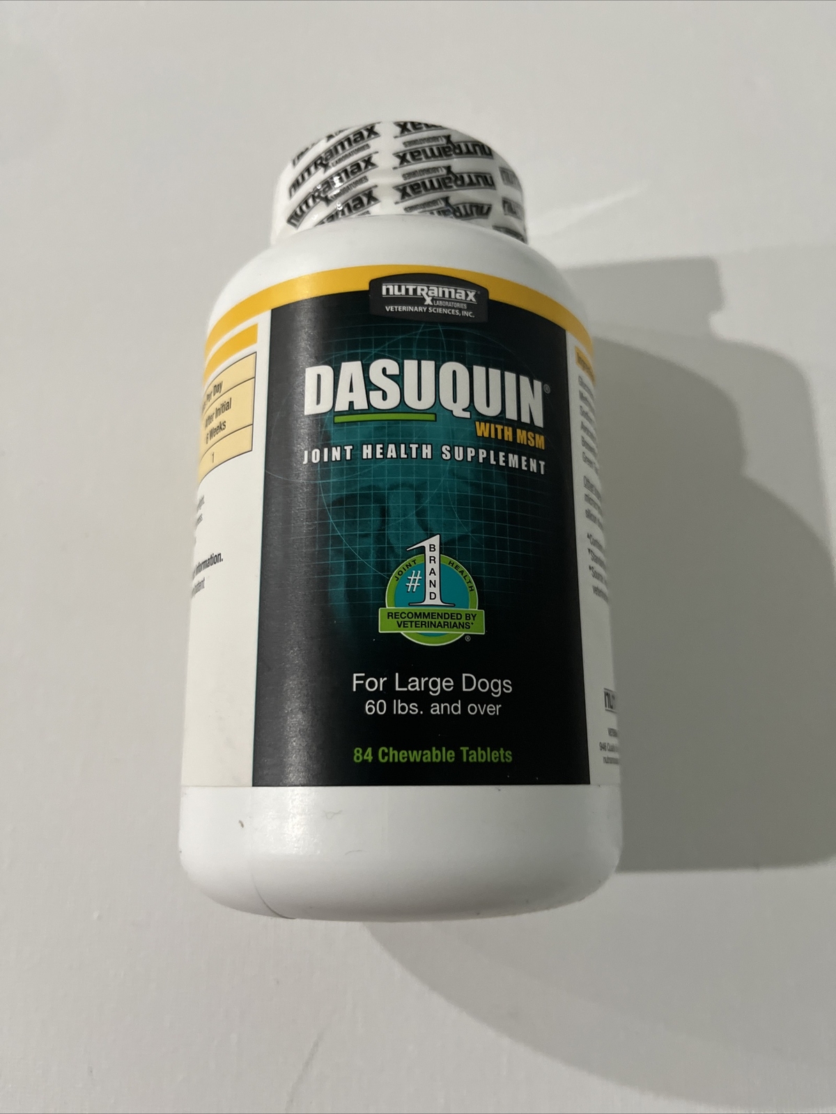 Nutramax Dasuquin w/MSM Chewable Tablets Large Dogs 60 lbs. 84ct EXP ...