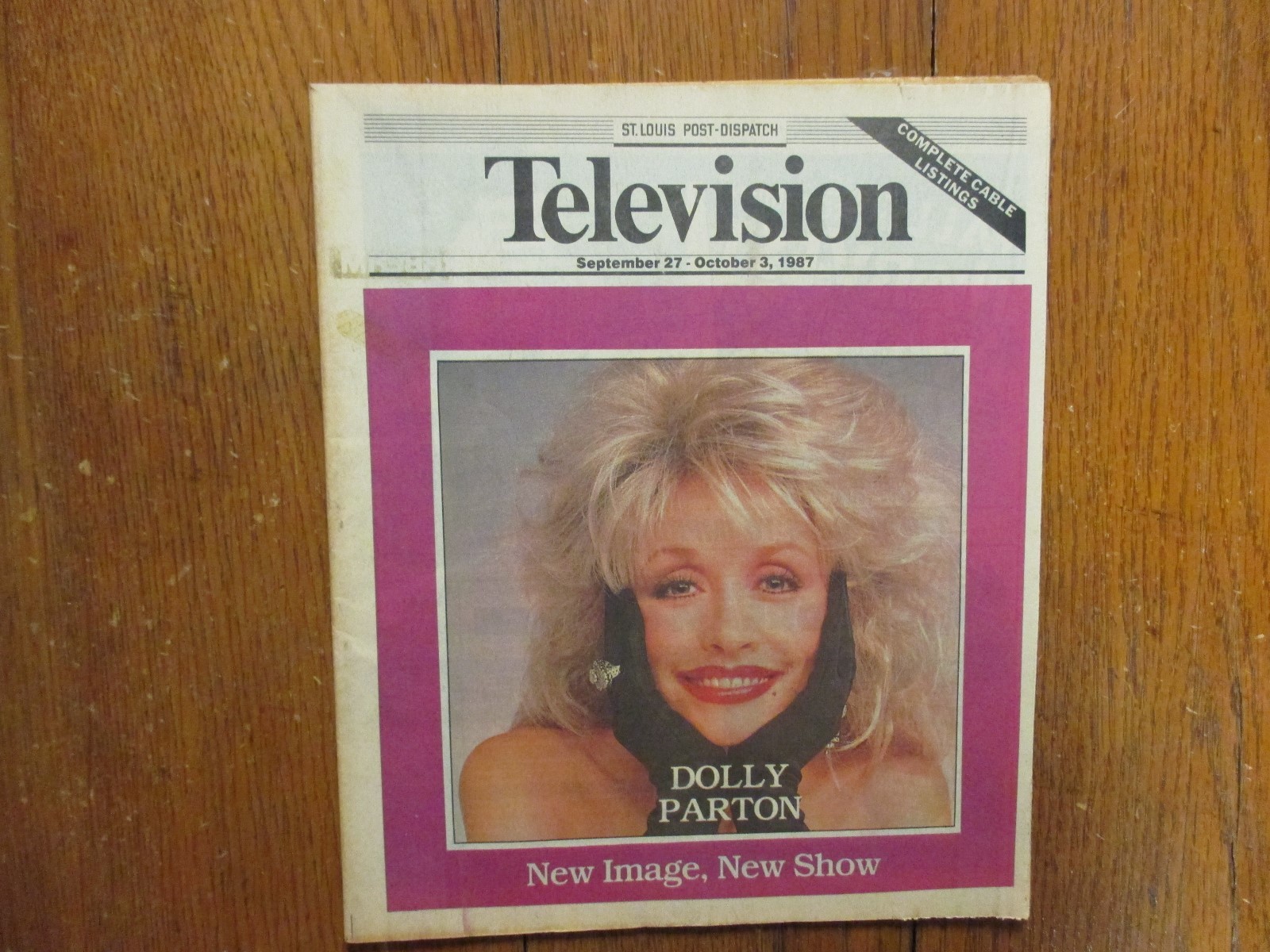 Sept 27-1987 St. Louis Post TV Magaz(DOLLY PARTON/DONNA PESCOW/MAUREEN ...