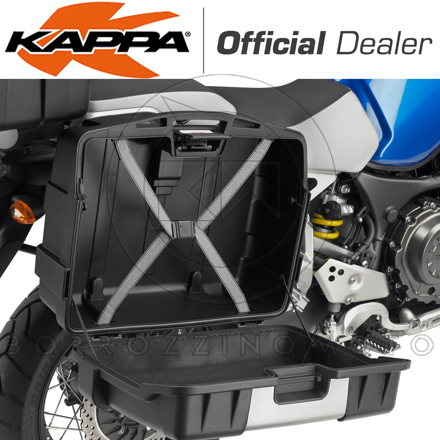 VALIGIA LATERALE MOTO KAPPA GARDA 46L KGR46 TREKKER GIVI STILE ...