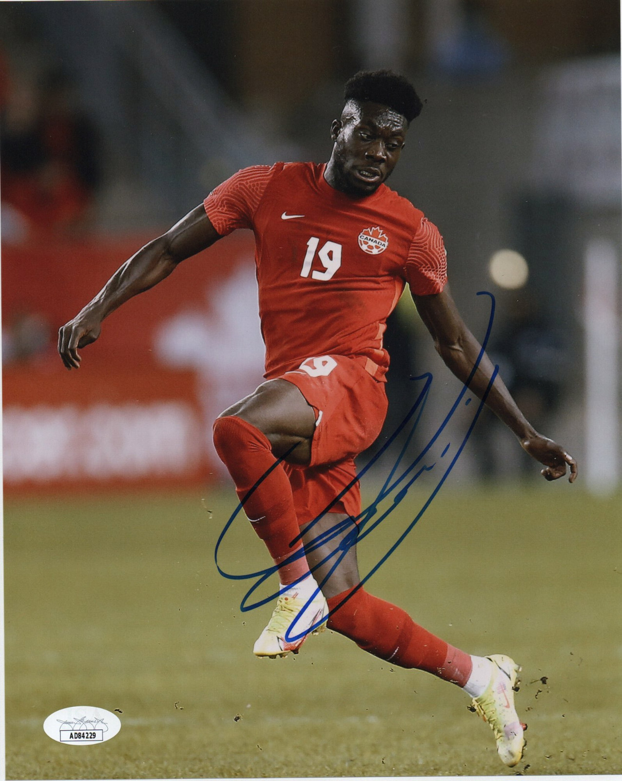 Team Canada Alphonso Davies Autographed Signed 8x10 Photo JSA COA #13 ...
