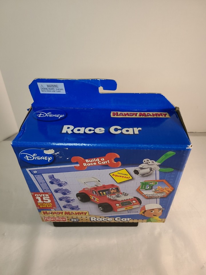 Disney 2009 Handy Manny Build A Race Car Set NEW IN BOX Fisher Price | eBay