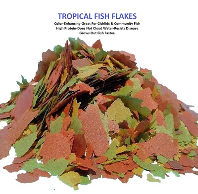 HIGH QUALITY TROPICAL FISH FLAKE FOOD- ONE OUNCE SIZE BAG | eBay