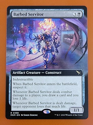1x Barbed Servitor | Extended | Murders at Karlov Manor | MTG Magic ...
