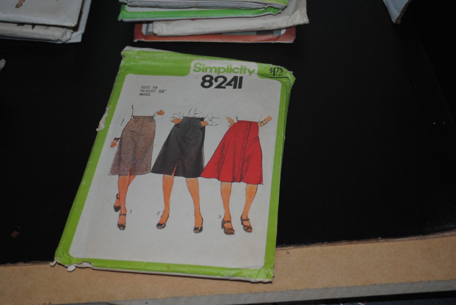 Simplicity Sewing Pattern 8241 Misses set of Skirts Size 14 Waist 28 ...