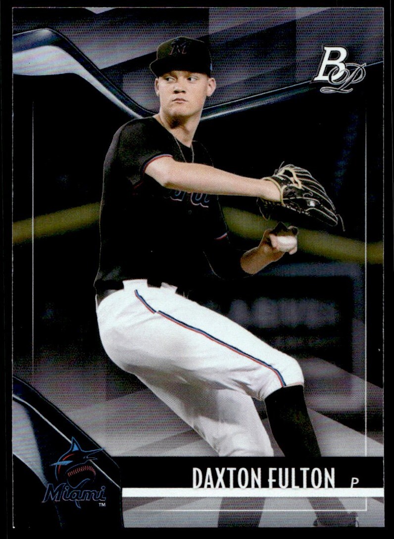 2021 Bowman Platinum Top Prospects Daxton Fulton Miami Marlins #TOP-76 ...
