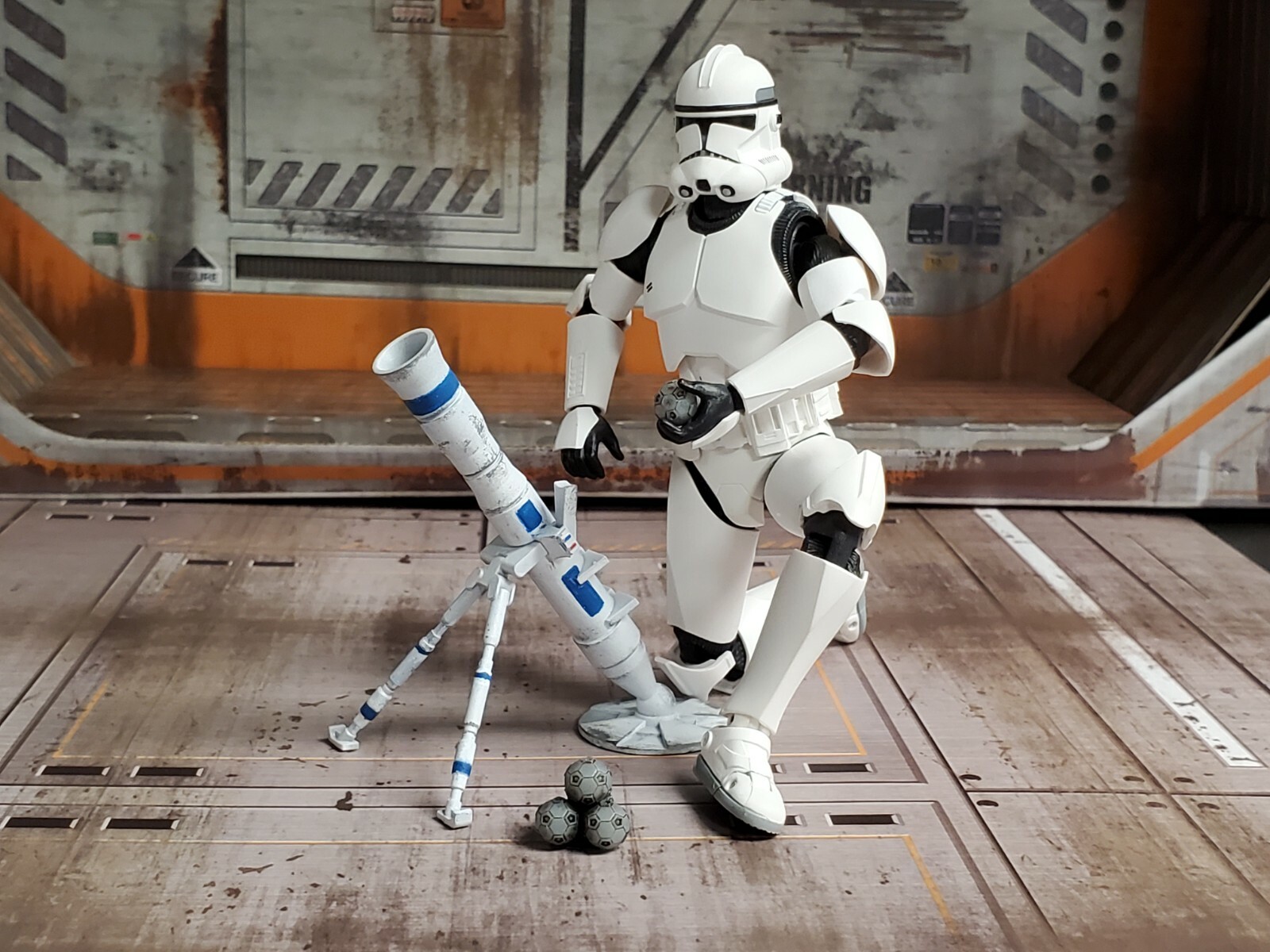 Clone Army Mortar (deployed) set - Custom weapon for Star Wars Black ...