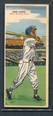 1955 Topps Double Header Hank Aaron Ray Herbert #105/106 VG | eBay