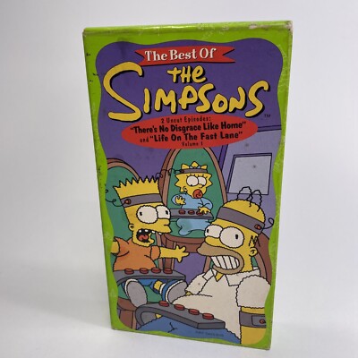The Best Of The Simpsons Volume 1 (VHS, 1997) Comedy, Animated, Hank ...