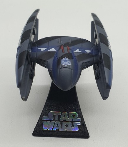 Vulture Droid Star Wars Titanium series 2005 stand Hasbro Diecast Micro ...