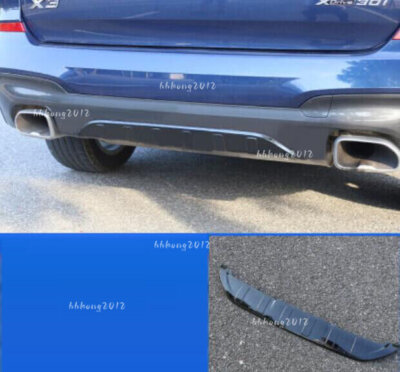 For BMW X3 G01 18-21 black titanium Steel Rear Skid Plate Bumper Board ...