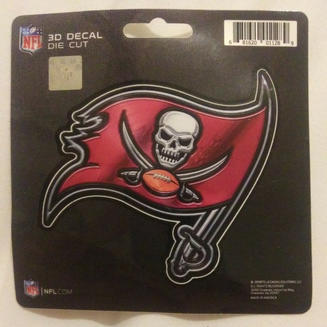 Tampa Bay Buccaneers Decal 5x8 Die Cut 3d Logo Design for sale online ...