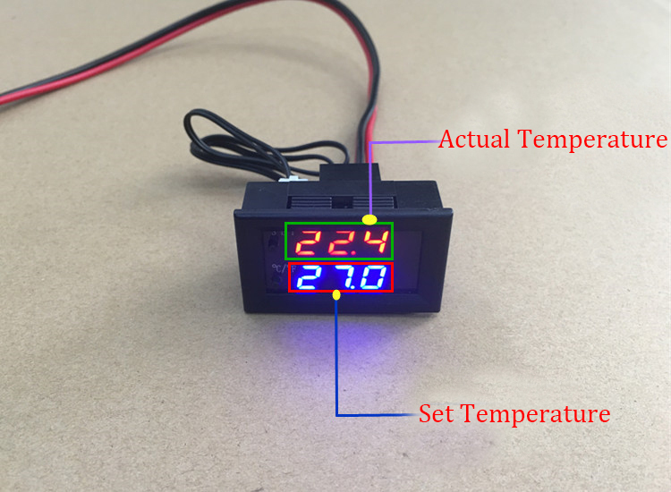 Digital LED Microcomputer Thermostat Controller Switch Temperature ...