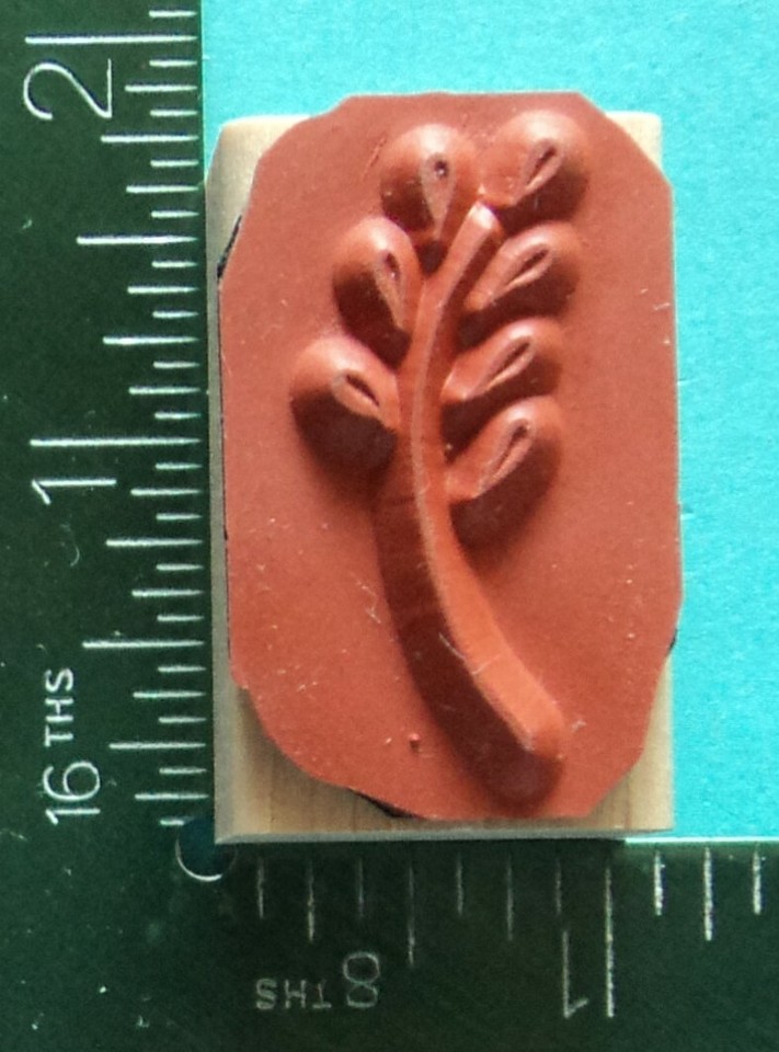 LEAFY BRANCH Rubber Stamp Summer Garden Tree | eBay