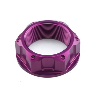 Steering Stem Yoke Nut Aluminium Purple Probolt for Yamaha YZF-R1 1998 ...