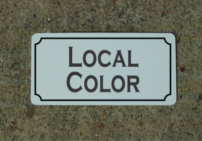 Local Color Metal Sign | eBay
