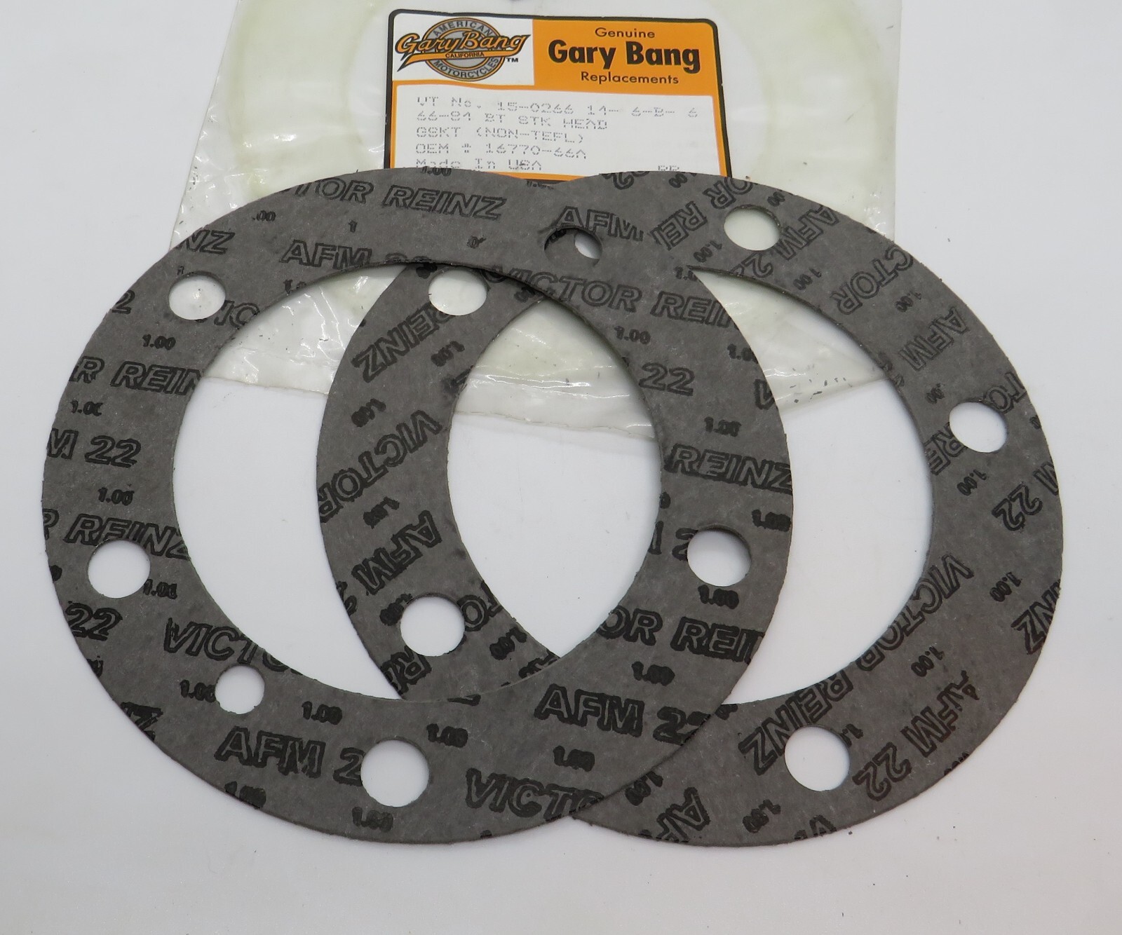 15-0266 V-Twin Head Gaskets (set of 2) for Harley FL FX FLT FXR 1966 ...