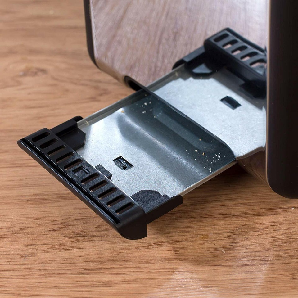 850w 2 Slice Toaster Matte Black Silver Rose Gold Toaster Stainless ...