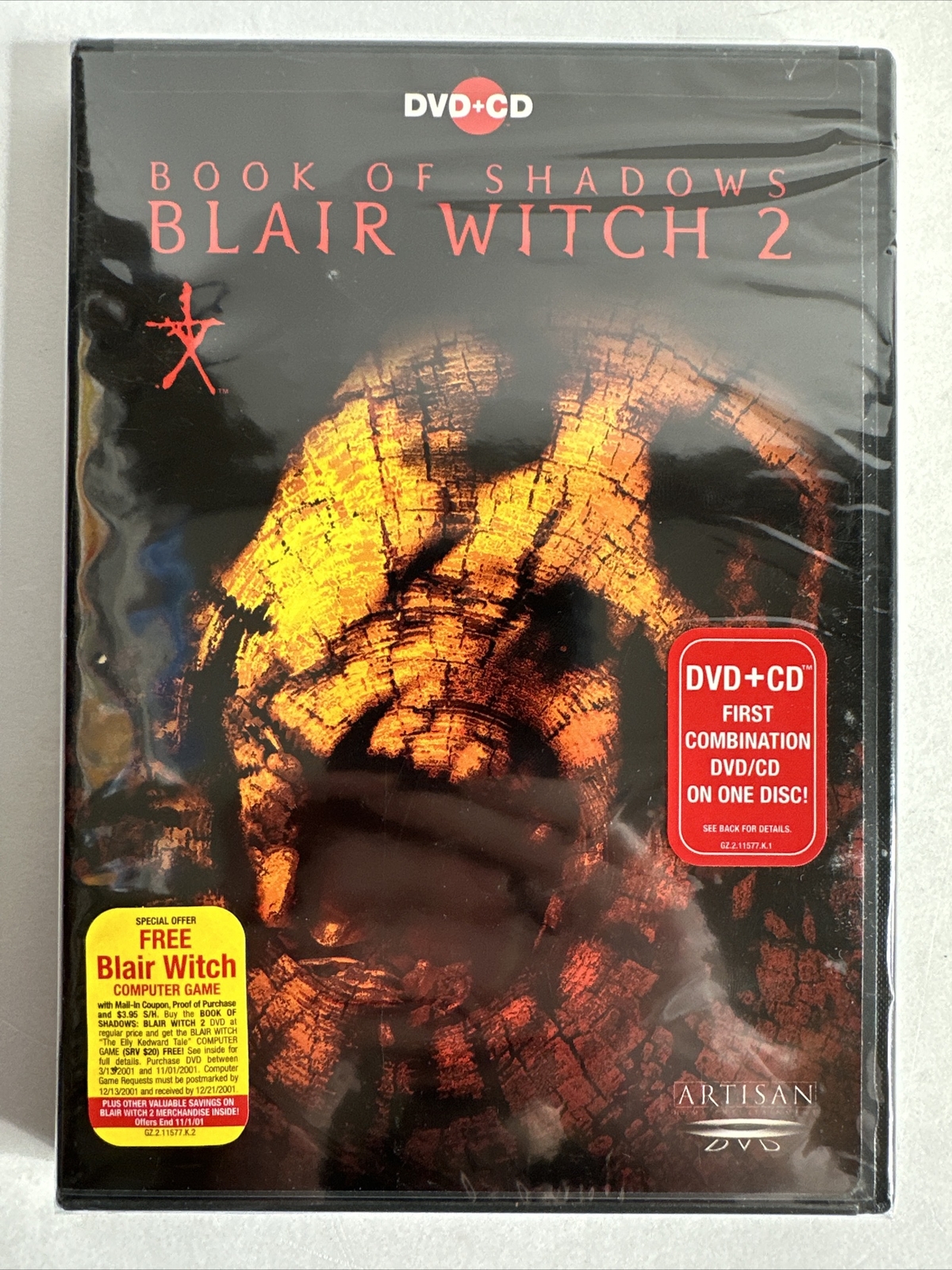 Book of Shadows Blair Witch 2 DVD + CD Soundtrack English French ...