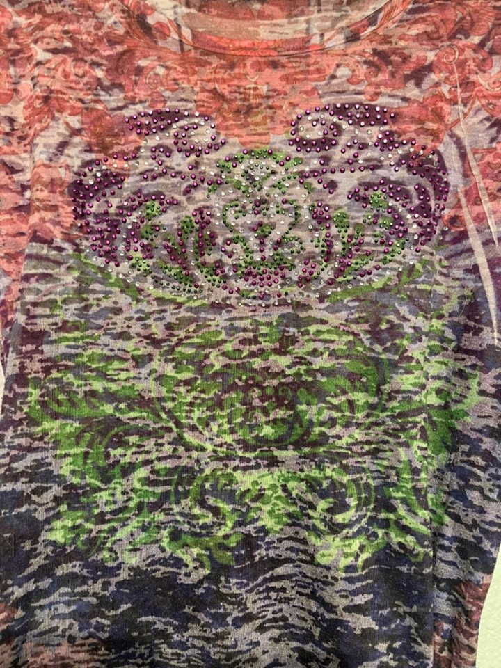 REBA COLORFUL LIGHTWEIGHT LONG SLEEVE TOP SIZE XL | eBay