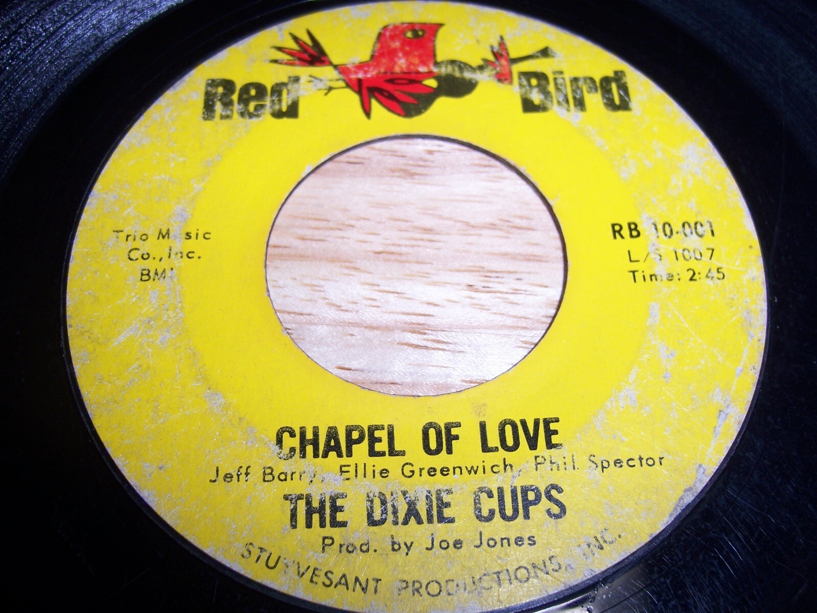 THE DIXIE CUPS- CHAPEL OF LOVE- 1964 SOUL 7" 45 RPM, RED BIRD RB 10-001 ...