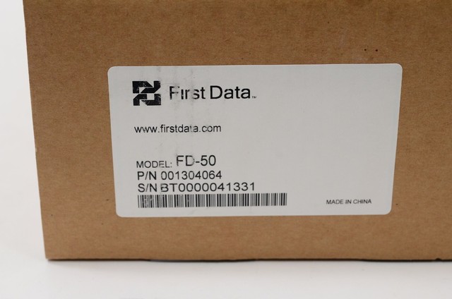 First Data Fd50 Credit Card Terminal 001304064 for sale online | eBay