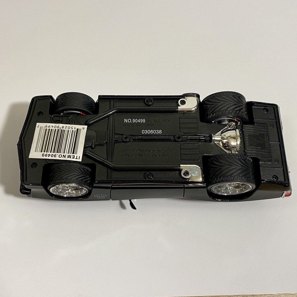 Jada 1/24 Bigtime Muscle 1971 Pontiac GTO Judge #90499 Black Diecast ...