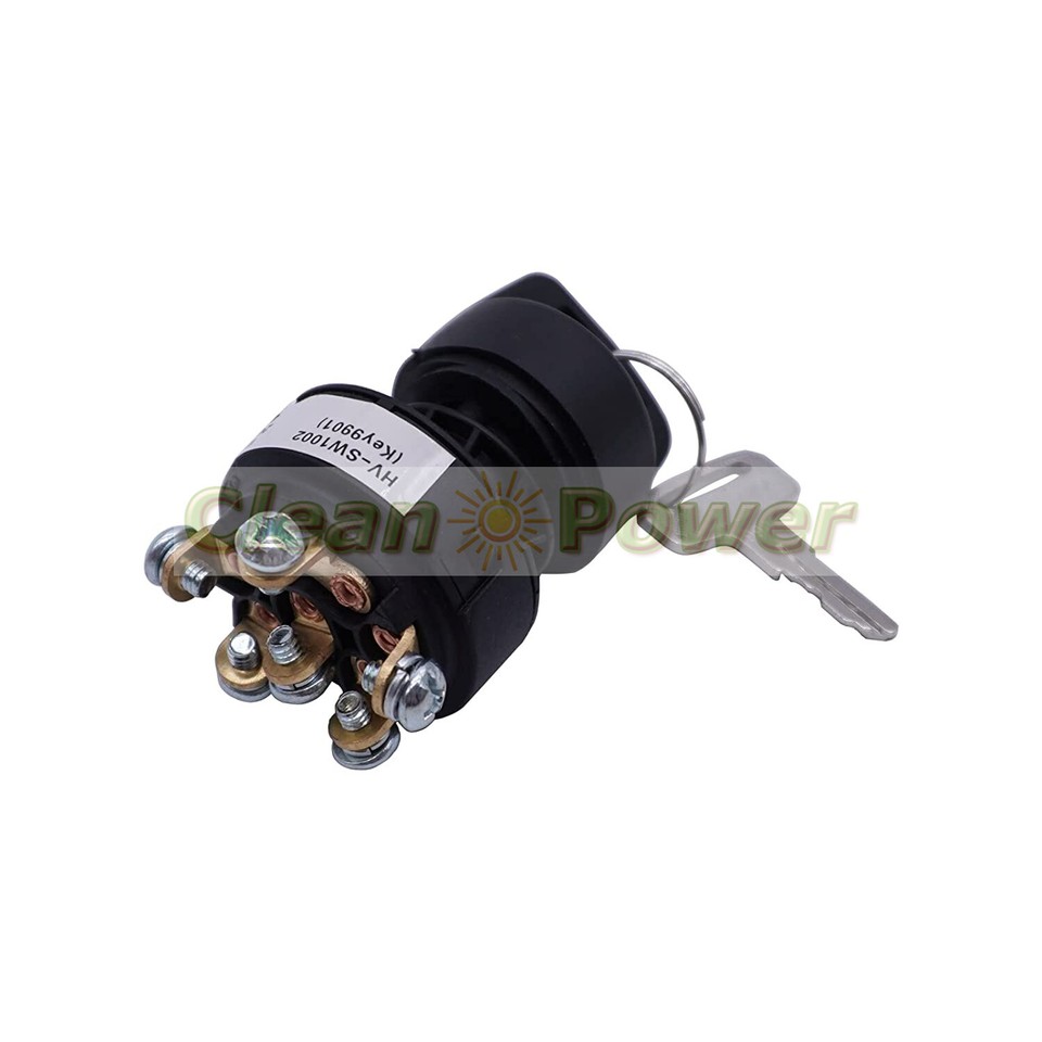 4360469 Ignition Switch W/ keys For JLG 12VDC-20A 24VDC-10A 48VDC-4A ...