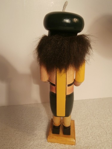 WOODEN NUTCRACKER FISHERMAN 10" | eBay