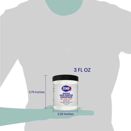 3 Oz Concentrate Surface Odor Remover Paint Additive - Mix 1 Jar in 2 ...