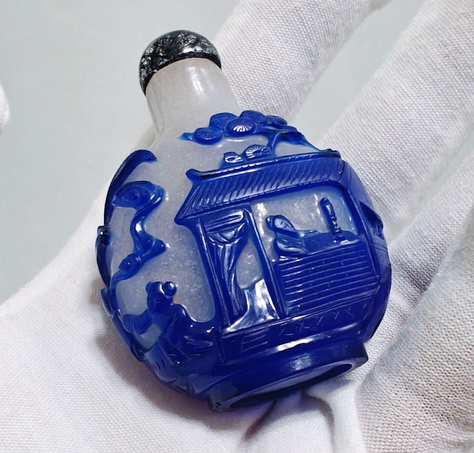 A Very Fine Chinese Peking Glass Snuff Bottle | eBay