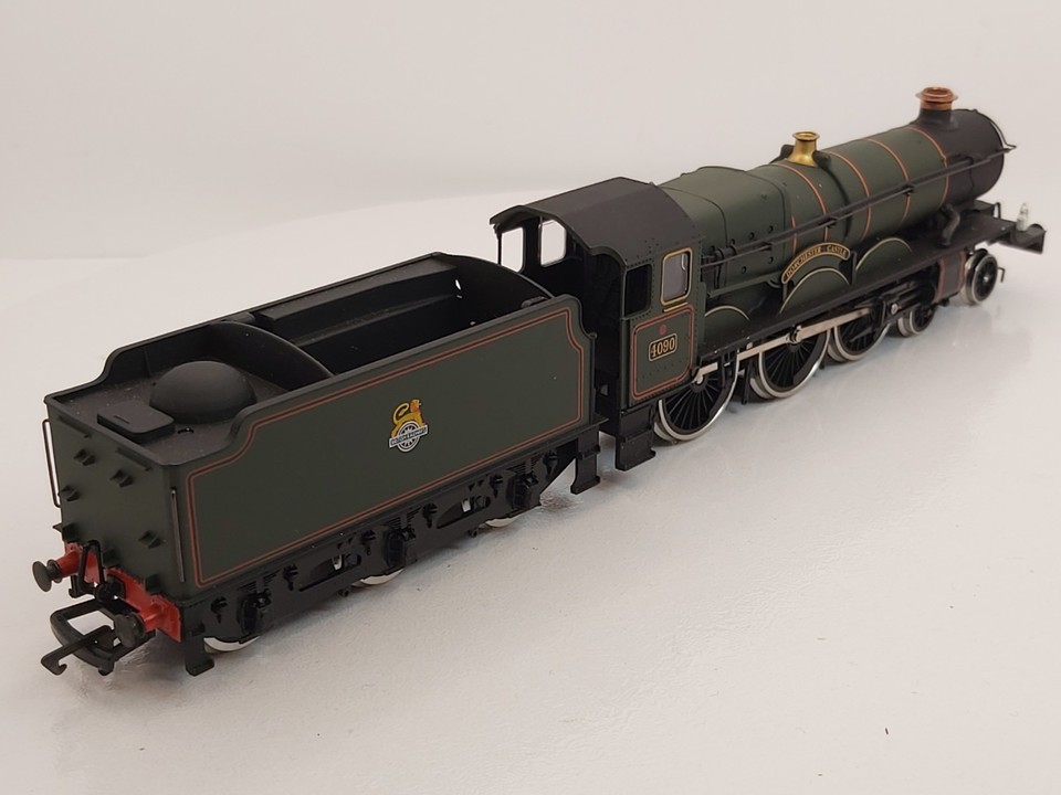 Dapol D5 4090 Dorchester Castle BR Lined Green Steam Loco OO Gauge Box ...